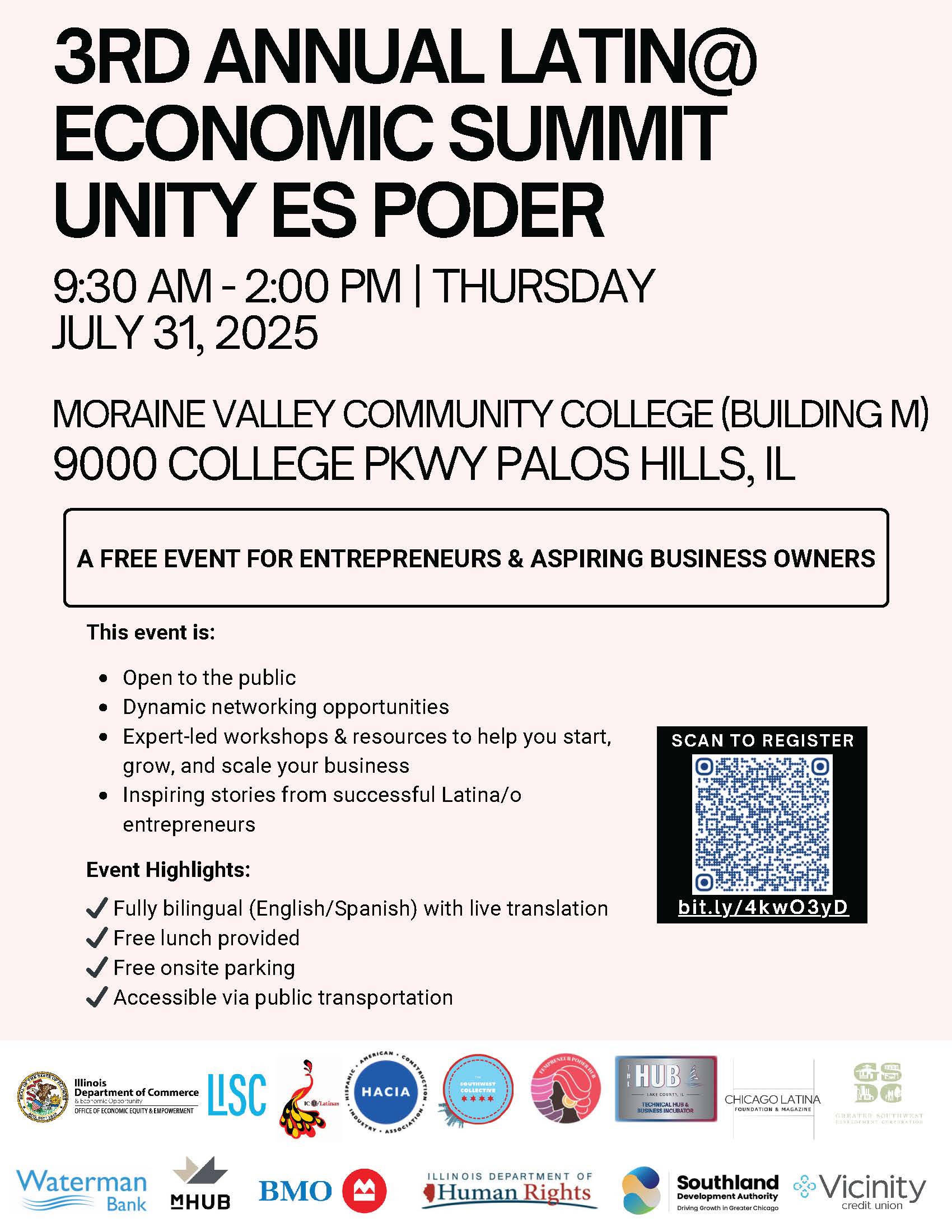 3RD ANNUAL LATIN@ ECONOMIC SUMMIT - UNITY ES PODER - Little Village ...